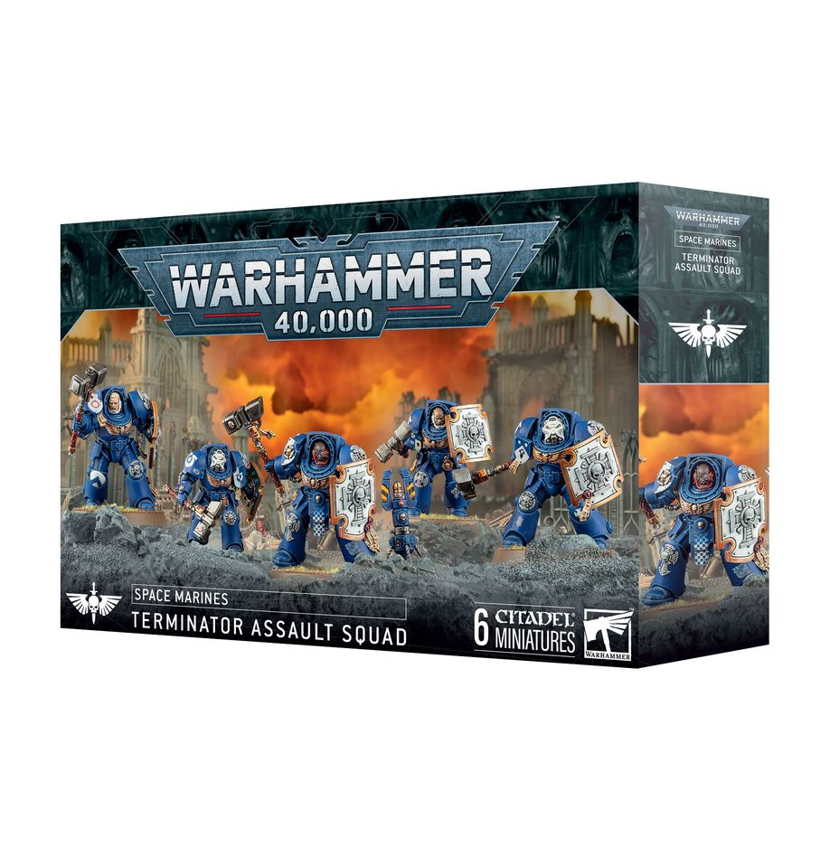 Space Marines - Terminator Assault Squad (Pre Order) – Galactic Trading ...