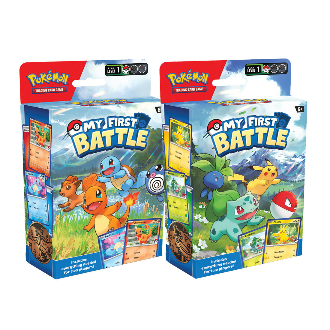 Pokémon TCG: My First Battle: BUNDLE! [Fire & Water][Grass & Lightning ...